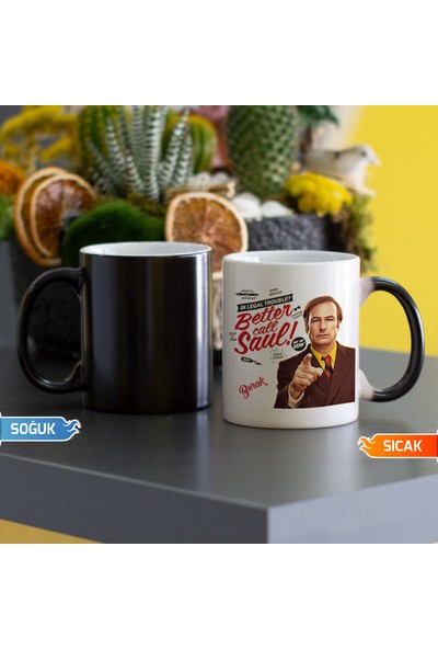 Hediyelen Better Call Saul Sihirli Kupa Bardak Hediyelen Better Call Saul Sihirli Kupa Bardak