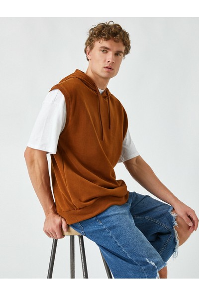 Koton Kolsuz Kapşonlu Sweatshirt