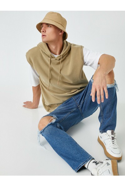 Koton Kolsuz Kapşonlu Sweatshirt