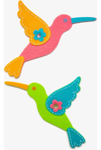 Koton 2'li Kus Keçe Sticker Koton 2'li Kus Keçe Sticker