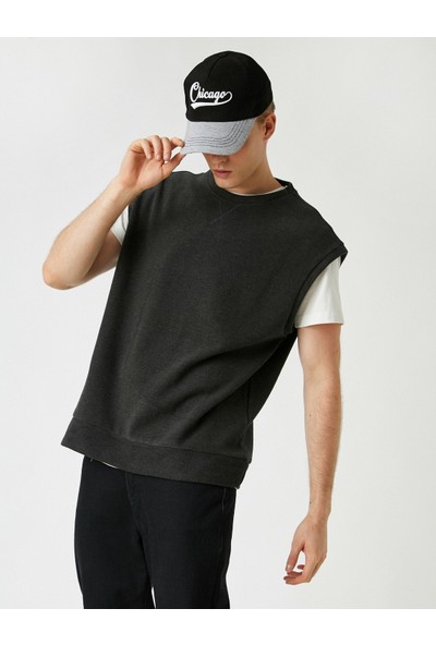 Koton Kolsuz Sweatshirt Bisiklet Yaka