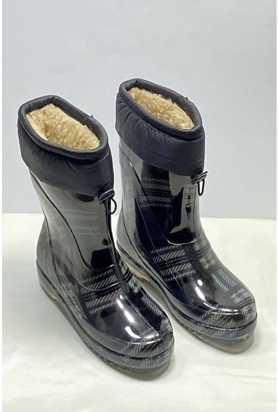 Gezer Içi Polarlı Kaymaz Taban Su ve Soğuk Geçirmez Naylon Çizme