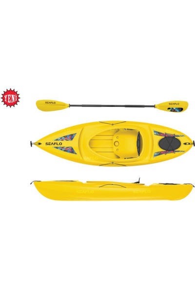 SEAFLO SF-1006 Tek Kişilik Kano Kapalı Sarı SEAFLO SF-1006 Tek Kişilik Kano Kapalı Sarı