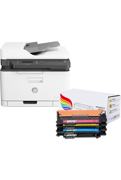 HP Color Laser Mfp 179FNW Tarayıcı Fotokopi Faks Wi-Fi Renkli Lazer Yazıcı 4ZB97A + Sınırsız Chipli Tam Dolu Inkwell Tonerli HP Color Laser Mfp 179FNW Tarayıcı Fotokopi Faks Wi-Fi Renkli Lazer Yazıcı 4ZB97A + Sınırsız Chipli Tam Dolu Inkwell Tonerli