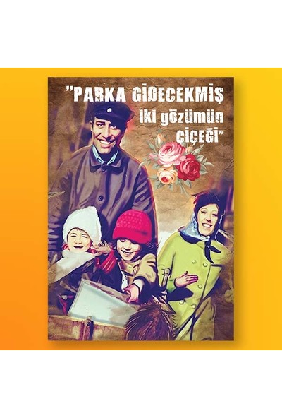 Horizon Baskı Parka Gidecekmiş Iki Gözümün Çiçeği Poster