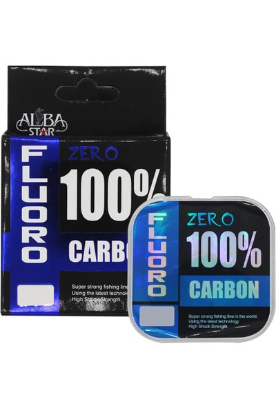 AlbaStar Zero %100 Fluorocarbon Misina Clear 0.35MM - 25M - 8.04KG AlbaStar Zero %100 Fluorocarbon Misina Clear 0.35MM - 25M - 8.04KG