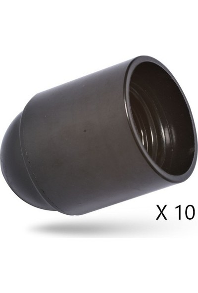 Hüma Plastik Bakalit Geçmeli E27 Duy x 10 Adet Siyah Hüma Plastik Bakalit Geçmeli E27 Duy x 10 Adet Siyah