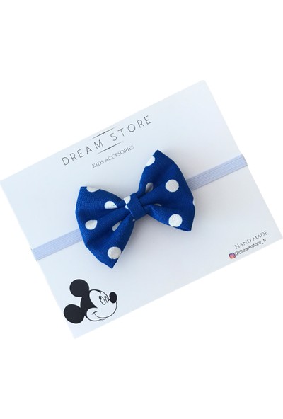 Dream Store Erkek Çocuk Beyaz Puantiyeli Mavi Papyon Dream Store Erkek Çocuk Beyaz Puantiyeli Mavi Papyon