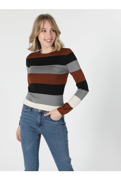 Colin's Çok Renkli Kadın Kazak