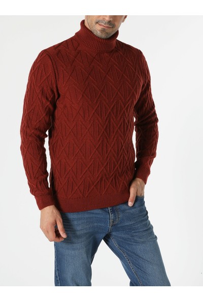 Colin's Turuncu Erkek Kazak