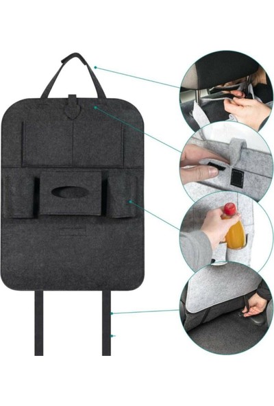 Ankaflex Araç Oto Araba Içi Koltuk Arkası Eşya Düzenleyici Organizer Çanta Ankaflex Araç Oto Araba Içi Koltuk Arkası Eşya Düzenleyici Organizer Çanta