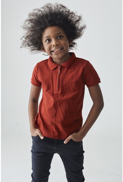 B&G Store Erkek Çocuk Bordo T-Shirt