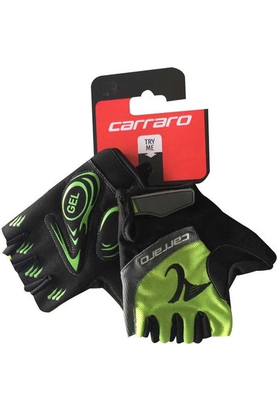 Carraro V7C Kıcsa Parmak Jelli Bisiklet Eldiveni Yeşil Xl Carraro V7C Kıcsa Parmak Jelli Bisiklet Eldiveni Yeşil Xl