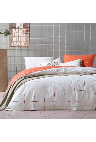 Yataş Bedding Limes Çift Kişilik Öğrenci Seti - Turuncu