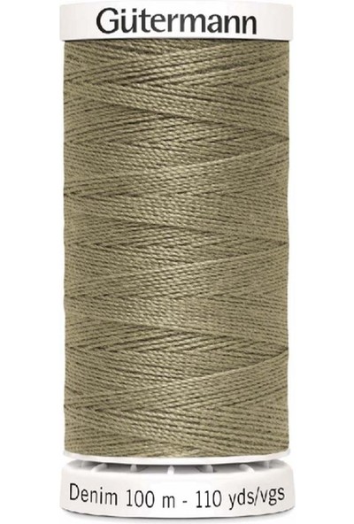 Gutermann Gütermann Denim 100 Kot Ipi (100 Metre Kot Ipi) Tek Ebat Bej Gutermann Gütermann Denim 100 Kot Ipi (100 Metre Kot Ipi) Tek Ebat Bej