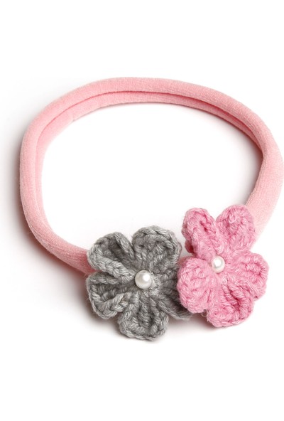 Crazy Kids Örgü Çiçek Saç Bandı