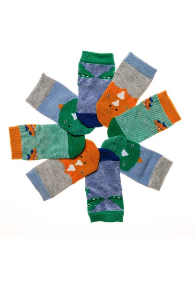 Hello Baby 4'lü Soket Çorap Timsah