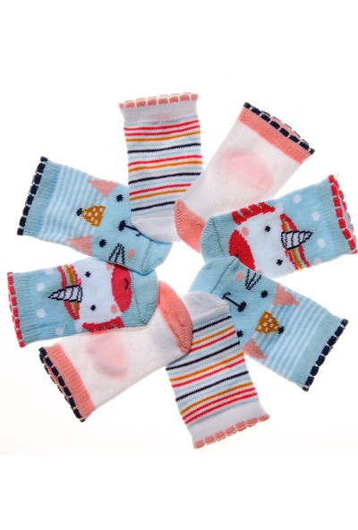 Hello Baby 4'lü Soket Çorap-Kedi