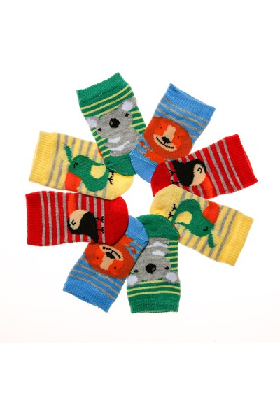 Hello Baby Hayvanlar 4'lü Soket Çorap