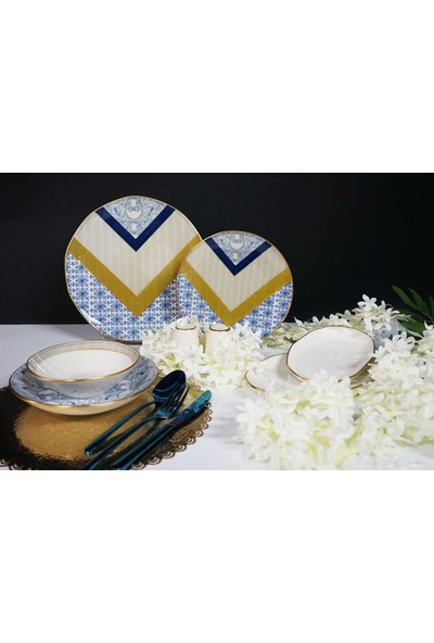 Aryıldız 30 Parça Porselen Yemek Takımı 76004