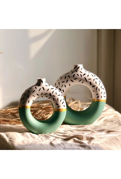 Thiramis Cupcake Halka Vazo 2'li Thiramis Cupcake Halka Vazo 2'li