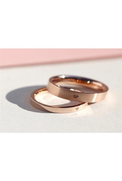 Arya Gümüş Kalp Alyans 4mm