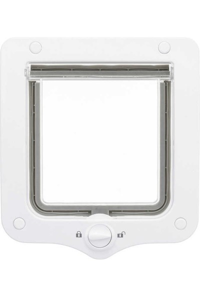 Trixie Kedi Kapısı, Çift Yönlü, 20 x 22 Cm, Beyaz