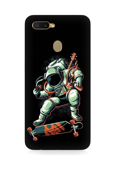 Teknomeg Oppo A5S Uyumlu Kaykaylı Astronot Desenli Silikon Kılıf Teknomeg Oppo A5S Uyumlu Kaykaylı Astronot Desenli Silikon Kılıf