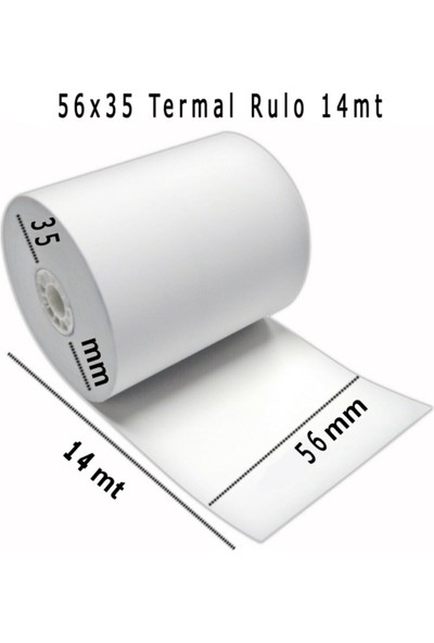 Anadolu Ambalaj Market Yeni Nesil Yazar Kasa / Pos Rulosu 56 x 14 cm 10'lu Anadolu Ambalaj Market Yeni Nesil Yazar Kasa / Pos Rulosu 56 x 14 cm 10'lu