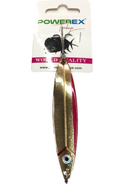 Powerex Magnum 22 gr 8 cm Red/gold Metal Kaşık MOD.262 Powerex Magnum 22 gr 8 cm Red/gold Metal Kaşık MOD.262