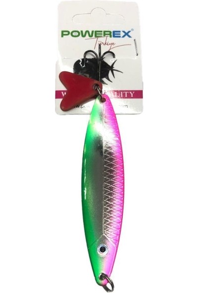 Powerex Magnum 28 gr 9 cm Pink/green Metal Kaşık MOD.271 Powerex Magnum 28 gr 9 cm Pink/green Metal Kaşık MOD.271