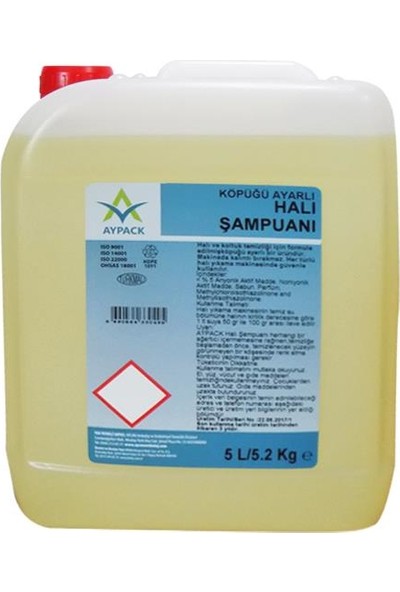 Aypack 5 Lt Köpüğü Ayarlı Halı Şampuanı