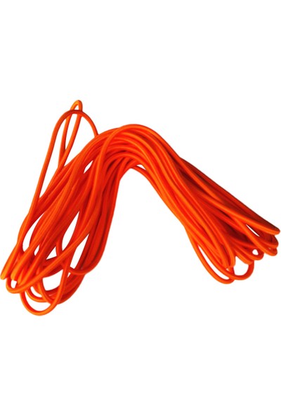 Homyl 5mm x 20M Güçlü Kauçuk Elastik Bungee Halat Yelkenli Kamp Turuncu 5mm x 20M Turuncu (Yurt Dışından)