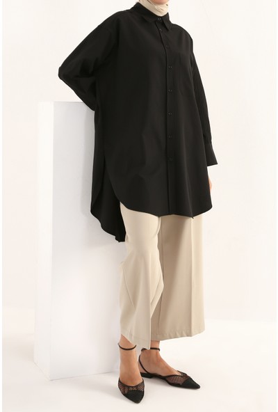 ALLDAY Oversize Tek Cepli Gömlek Tunik