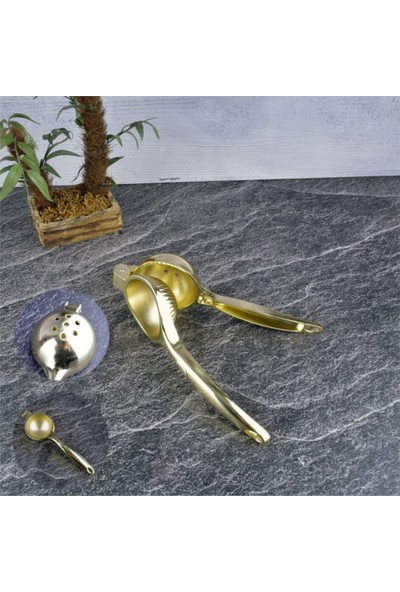 Tohana Metal Limon Sıkacağı Altın THN75322 Tohana Metal Limon Sıkacağı Altın THN75322