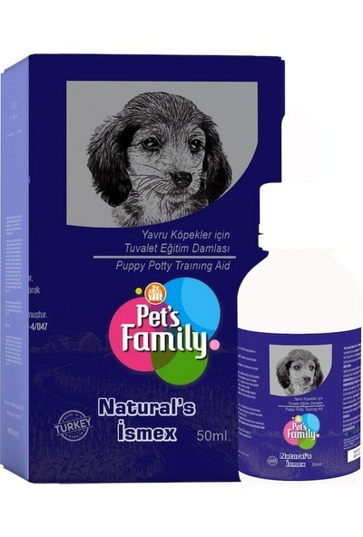 Pets Family Pet's Family Yavru Köpek Tuvalet Eğitim Damlası 50 ml Pets Family Pet's Family Yavru Köpek Tuvalet Eğitim Damlası 50 ml