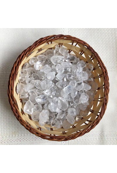 ByKolyeucum 10 Adet Ham Doğal Kristal Kuvars Taşı (1-2 cm )- KLCKT0097