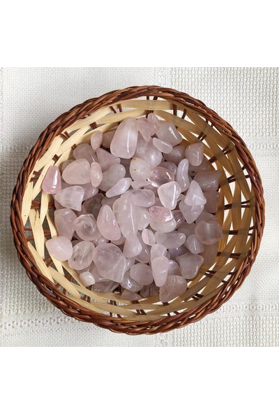 Kolyeucum 5 Adet Ham Doğal Pembe Kuvars Taşı - KLCKT0101