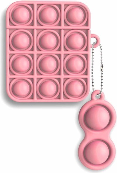 Microsonic Apple Airpods 1. Nesil / 2. Nesil Kılıf Pop It Fidget Pembe Microsonic Apple Airpods 1. Nesil / 2. Nesil Kılıf Pop It Fidget Pembe