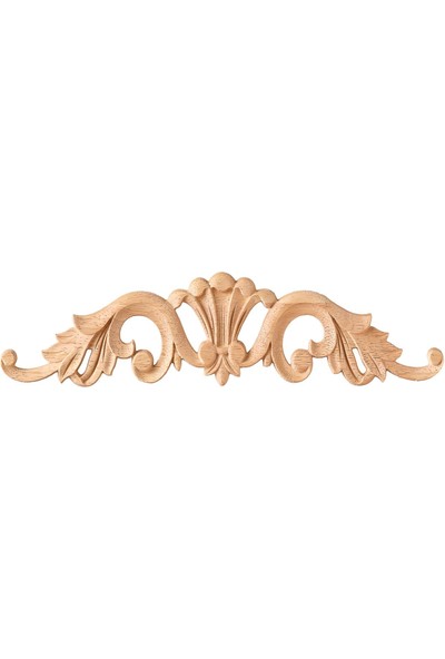 Altın İş 20 x 4 x 0,8 cm Ahşap Oymalı Boyanabilir Dekoratif Taç Motif Aplik Altın İş 20 x 4 x 0,8 cm Ahşap Oymalı Boyanabilir Dekoratif Taç Motif Aplik