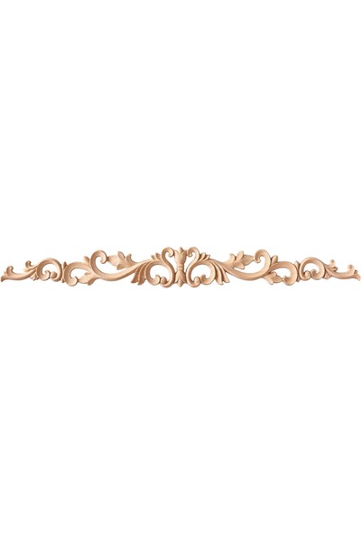 Altın İş 30 x 4 x 0,9 cm Ahşap Oymalı Boyanabilir Dekoratif Taç Motif Aplik Altın İş 30 x 4 x 0,9 cm Ahşap Oymalı Boyanabilir Dekoratif Taç Motif Aplik