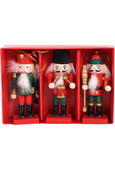 Dolity 3 Adet Noel Fındıkkıran Set Asker Geleneksel Asılı Süslemeleri Oyuncak (Yurt Dışından) Dolity 3 Adet Noel Fındıkkıran Set Asker Geleneksel Asılı Süslemeleri Oyuncak (Yurt Dışından)