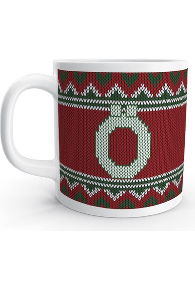 Ö Harfi Kış Nostaljisi Yılbaşı Noel Örgü Tasarım Harfli Kupa Bardak Ö Harfi Kış Nostaljisi Yılbaşı Noel Örgü Tasarım Harfli Kupa Bardak