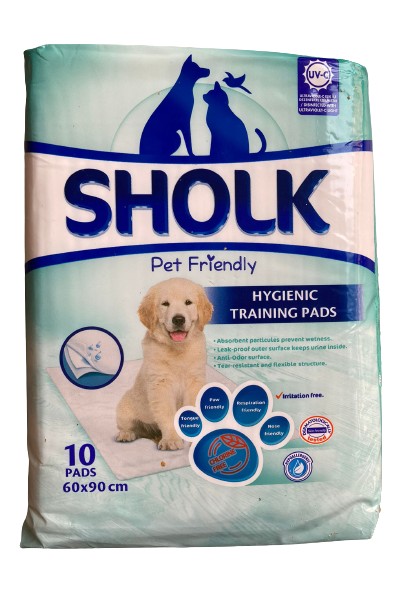Sholk Evcil Hayvan Hijyenik Tuvalet Eğitim Pedi 60 x 90 cm 10'lu Sholk Evcil Hayvan Hijyenik Tuvalet Eğitim Pedi 60 x 90 cm 10'lu