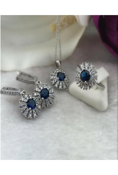 Mert Silver Yuvarlak Süzme Gümüş 925 Ayar Üçlü Set