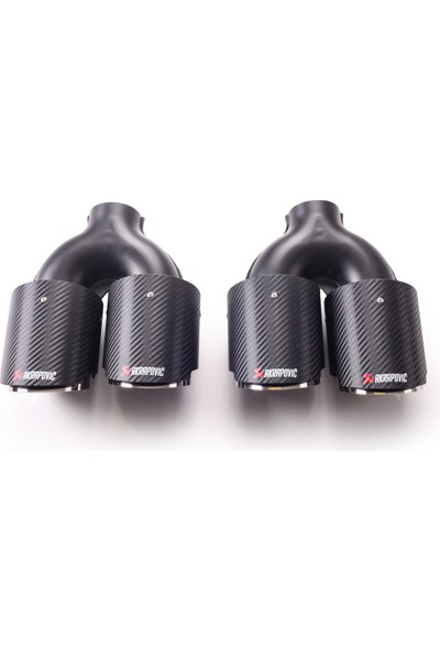 Akrapovic Akrapoviç Egzoz Ucu 100 mm Çiftli Sağ-Sol Set
