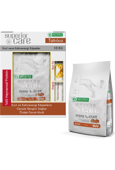Natures Protection Tahılsız Red Coat %65 Hayvansal Proteinli Kızıl Köpek Maması 10 kg Natures Protection Tahılsız Red Coat %65 Hayvansal Proteinli Kızıl Köpek Maması 10 kg