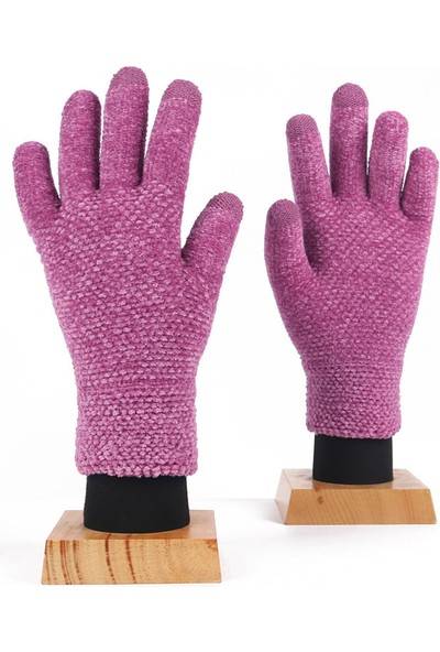 Gogoo Kışlık Kadın Örme Yün Soğuğa Dayanıklı Artı Kadife Yastıklı Eldivenler-Pembe (Yurt Dışından) Gogoo Kışlık Kadın Örme Yün Soğuğa Dayanıklı Artı Kadife Yastıklı Eldivenler-Pembe (Yurt Dışından)
