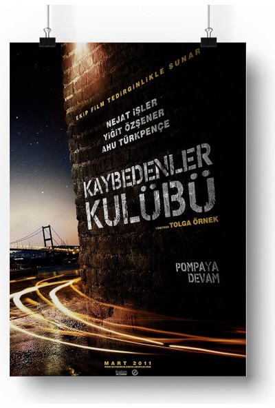 Sare Design Kaybedenler Kulübü Film Afişi 35 x 50 cm