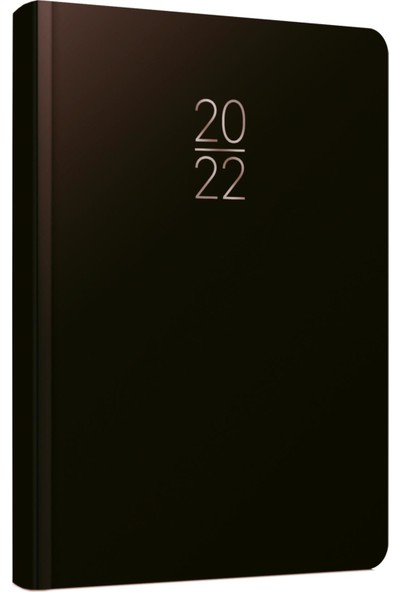 Gıpta 2022 100-ECK Günlük Ajanda Siyah 14 x 20 cm